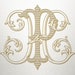 Interlocking Monogram Design PT TP Monogram Design