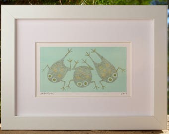 Scratchboard art | Etsy