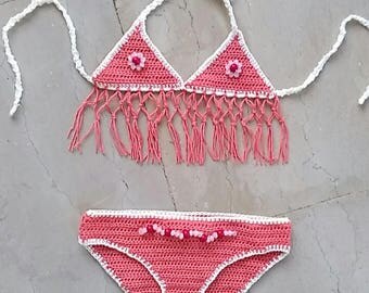 Girls swimwear | Etsy