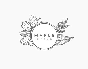 Rustic circle logo | Etsy