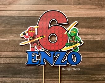 Ninjago cake topper | Etsy