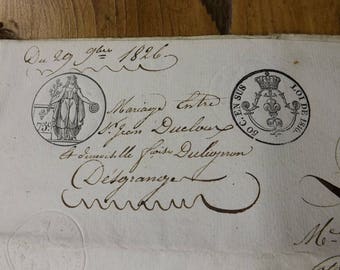 French script paper | Etsy