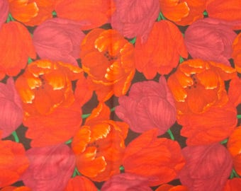 Tulip print fabric | Etsy