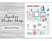 Printable Planner Stickers for Teacher by TeacherStickerShop