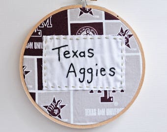 Aggies embroidery | Etsy