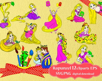 Rapunzel svg | Etsy