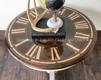 Round pedestal table | Etsy