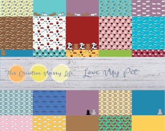 Circus/Carnival Digital Papers/Backgrounds