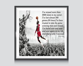 Michael jordan quote | Etsy