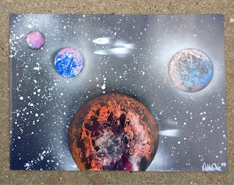 Spray paint art | Etsy