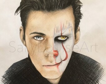 Bill Skarsgard Roman Godfrey Drawing
