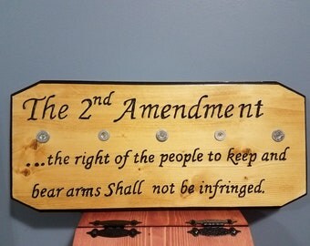 2nd amendment sign | Etsy