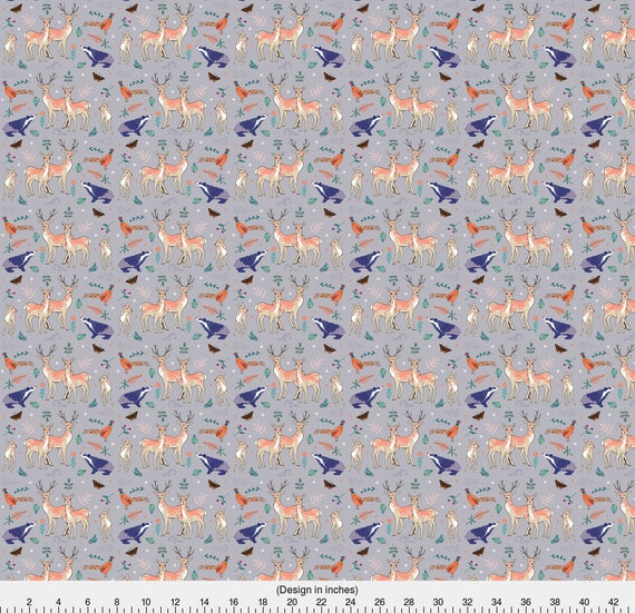 Badger Fabric Deer Badger By Angie Spurgeon Badger