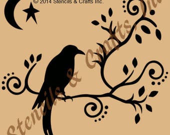 Raven stencils | Etsy