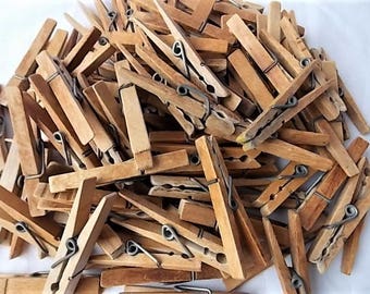 Vintage clothes pins | Etsy