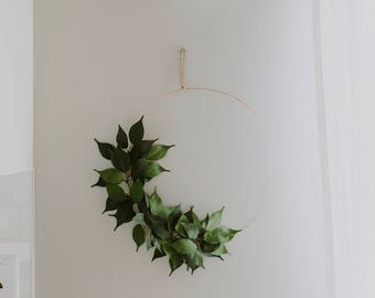 Minimalist wreath | Etsy