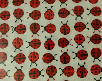 Ladybug fabric | Etsy