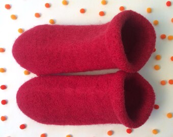 Felted wool clogs | Etsy