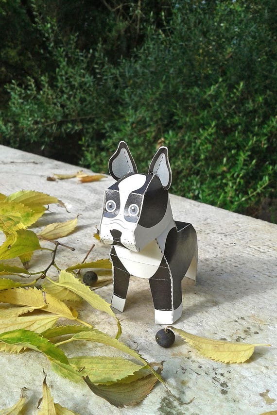 Dogs Paper Toys DIY Paper Craft Kit 3D Paper Animals 4