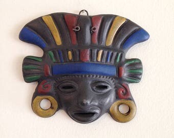 Mayan mask | Etsy
