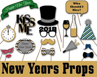 New year photo booth | Etsy