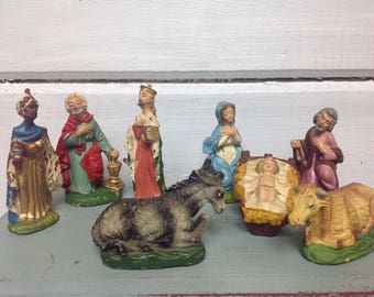 Vintage nativity | Etsy