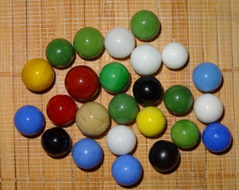 Solid color marbles | Etsy