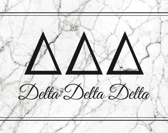 Tri delta flag | Etsy