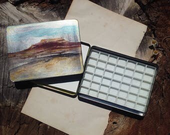 Watercolor tin | Etsy