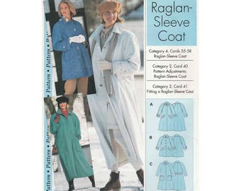 Raglan sleeve coat | Etsy
