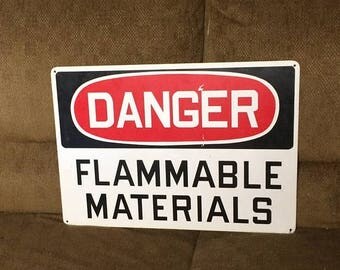 Vintage warning sign | Etsy