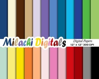 Solid color paper | Etsy