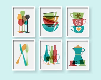 Kitchen prints | Etsy