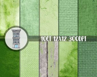 Digital Scrapbooking Paper Pack St Patricks Day Green Beer