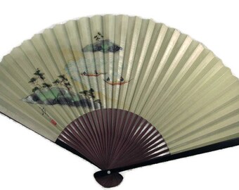 Hand painted fan | Etsy