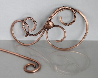 Unique and Unusual Copper Wire Accessories by CopperStreetStudios