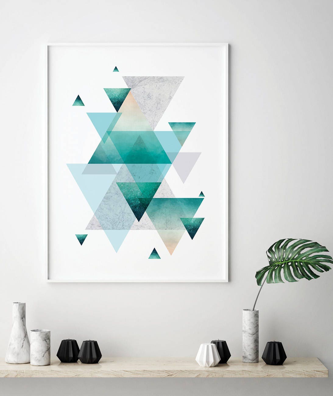 Geometric Poster Instant Download Geometric Print
