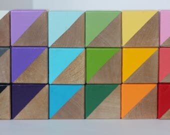 Wooden Go Indians Wooden Letter Blocks Go Tribe