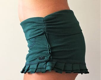 Ruffle Shorts-womens shorts-bloomer shorts-womens clothing-gym