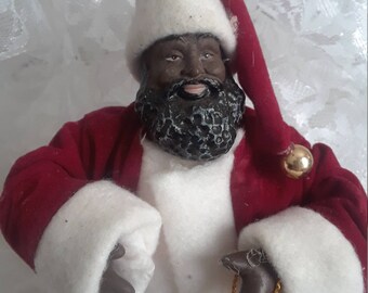 Santa tree topper | Etsy