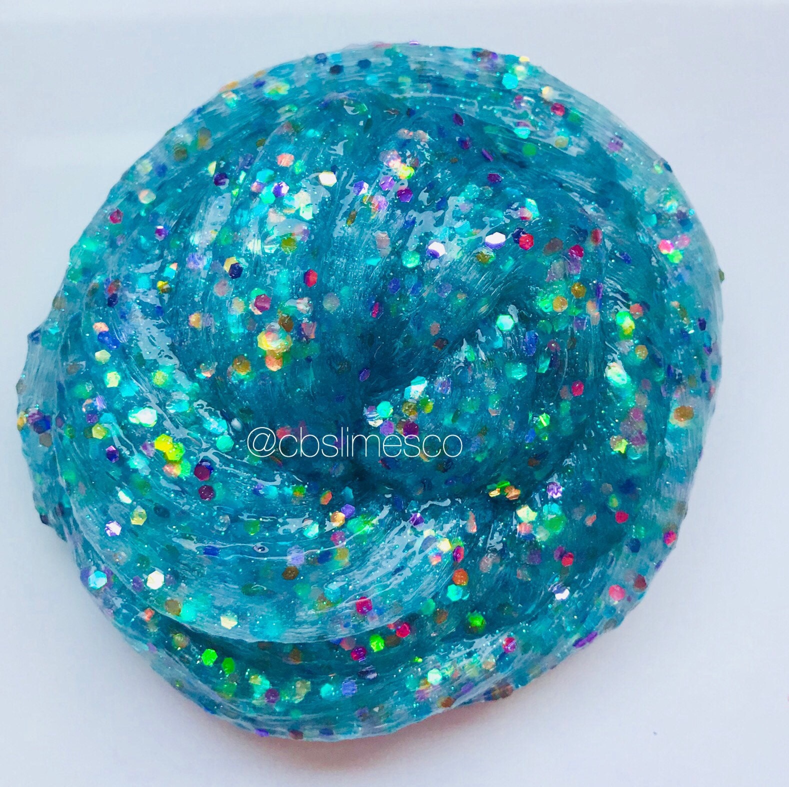 RAINBOW FISH SLIME No Borax Slime Glitter Slime Clear