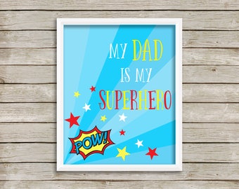 Daddy superhero | Etsy