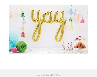 Yay party | Etsy