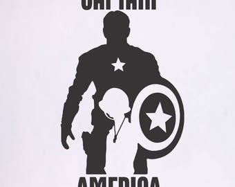 Captain america svg | Etsy