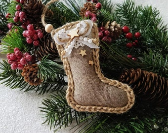 Burlap christmas | Etsy