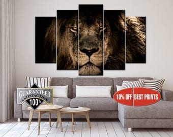 Lion print | Etsy