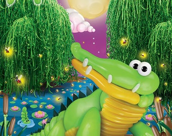 Alligator balloon | Etsy