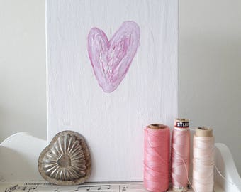 Heart painting | Etsy