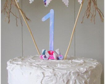 Boho cake topper | Etsy