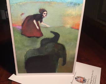 Elephant cards | Etsy